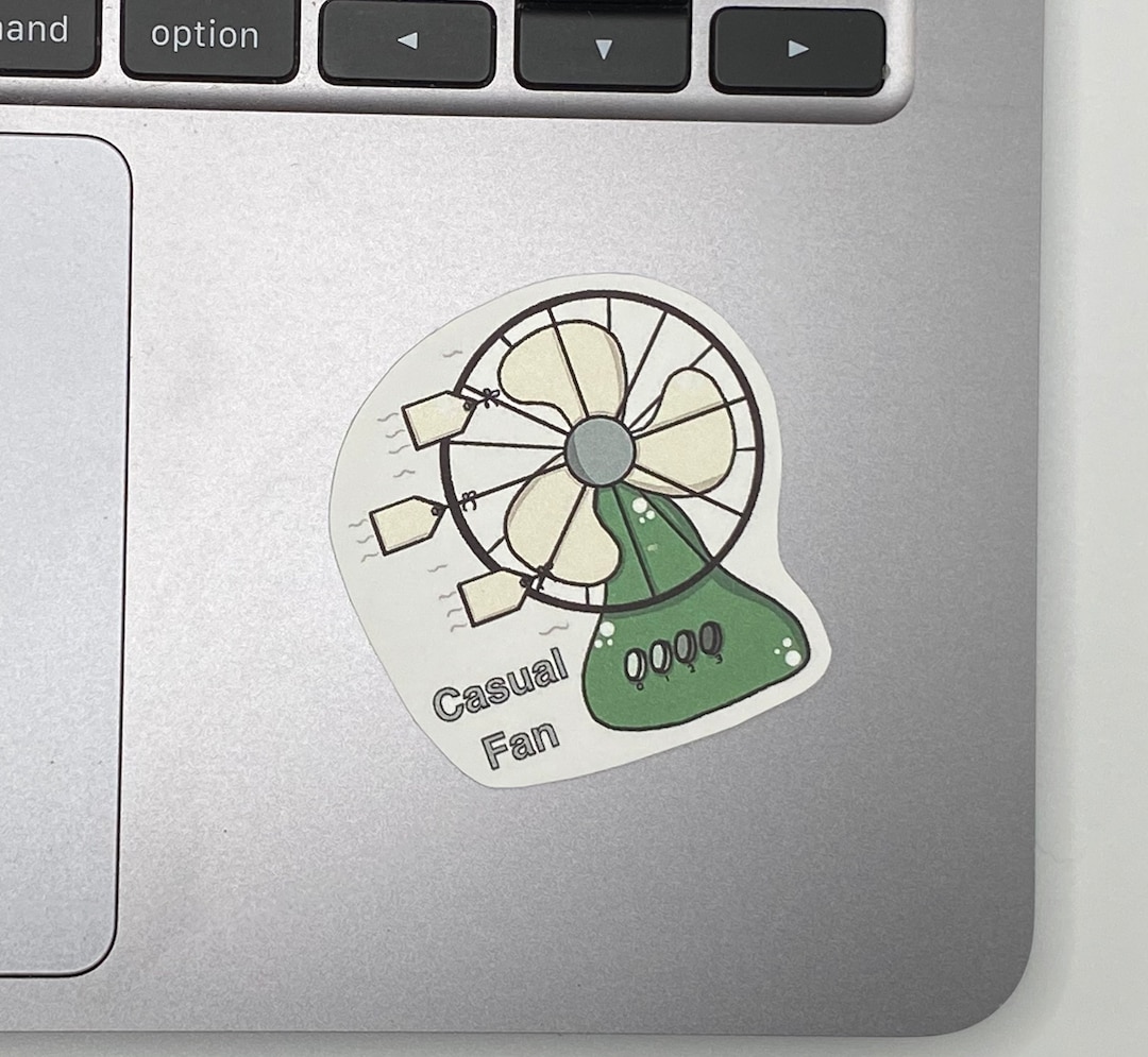 Casual Fan Sticker - Etsy