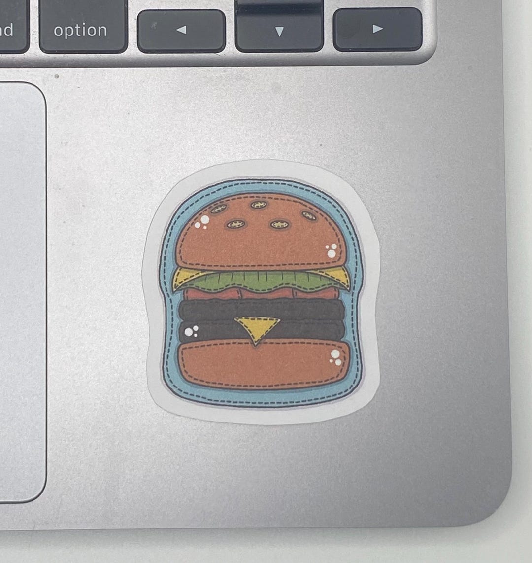 Burger Patch Sticker - Etsy