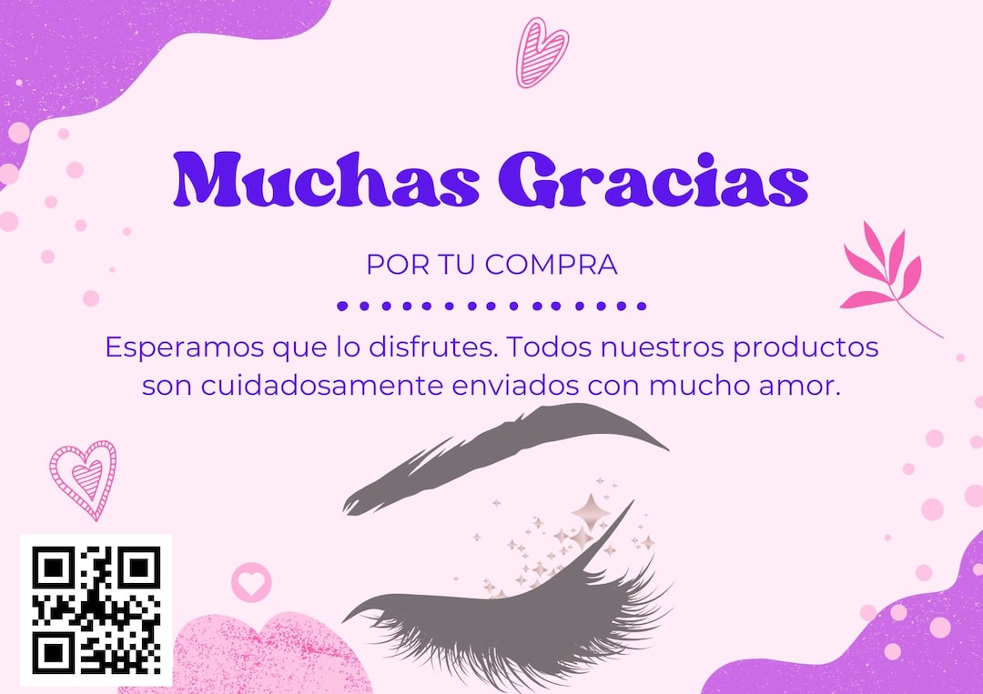 Templado De Tarjetas De Agradecimiento, Templado Editable De Pestañas, Editable Business Card ...