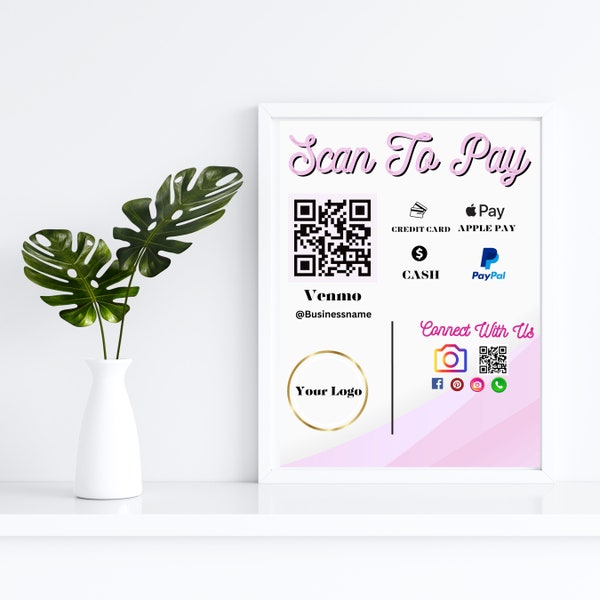 Printable Zelle Qr Codes - Etsy