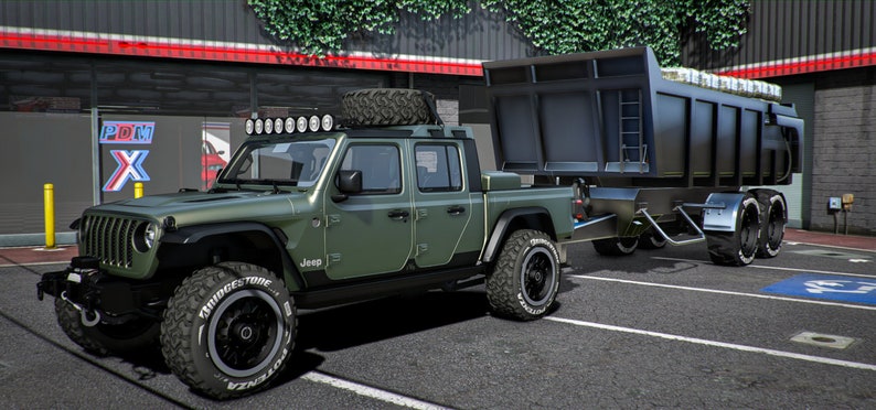 Auto 8 Jeep Gladiator Remolque / FiveM / Grand Theft Auto 5 ...