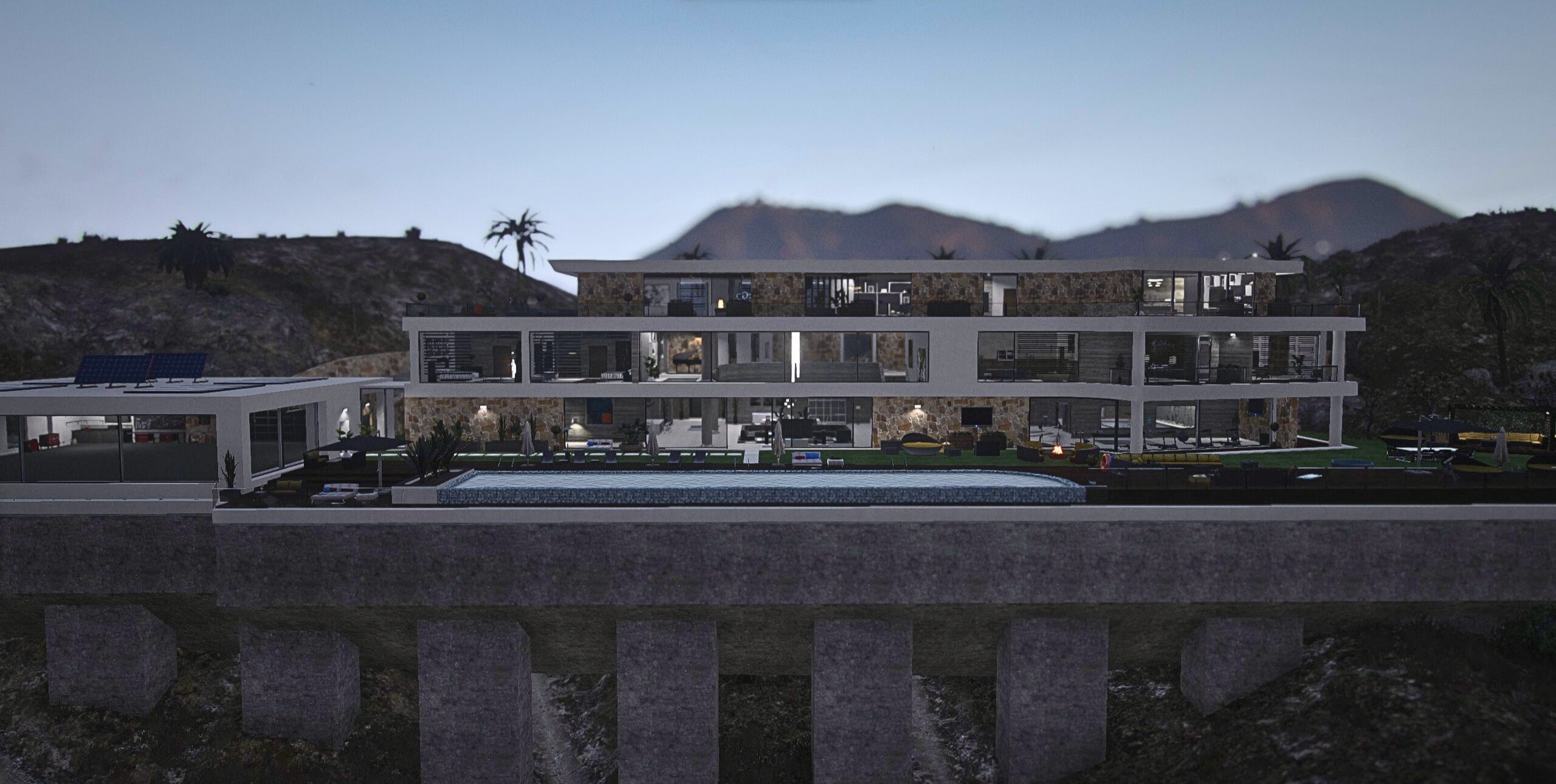 Map 21 Desert Mansion Fivem Grand Theft Auto 5 Optimized Mod High ...