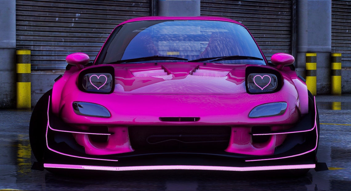 Car 46 Mazda RX7 Widebody Animated FiveM Grand Theft Auto 5 Optimized ...