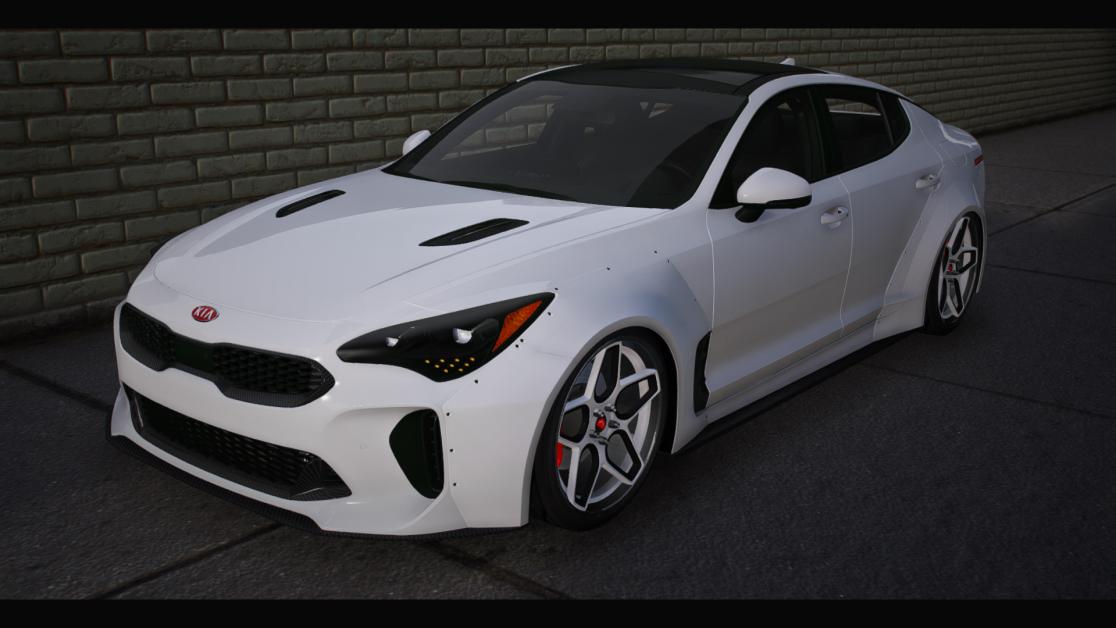 Car 130 KIA Stinger Widebody Vossens Fivem Grand Theft Auto 5 Optimized ...