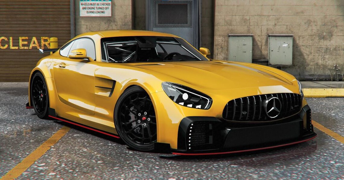 Car 176 Mercedes-benz AMG GTR Fivem Grand Theft Auto 5 Optimized Mod ...