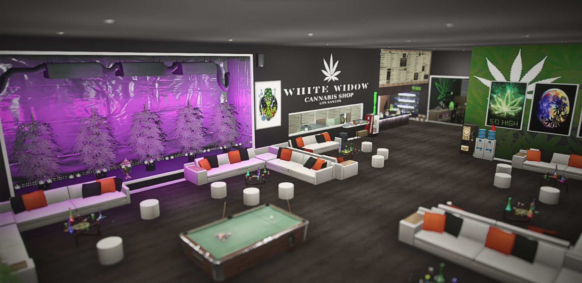 Map 17 White Widow Cannabis Shop Fivem Grand Theft Auto 5 Optimized Mod ...