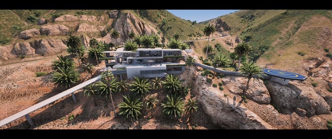 Map 43 Base Mafia Mansion Fivem Grand Theft Auto 5 Optimized Mod High ...