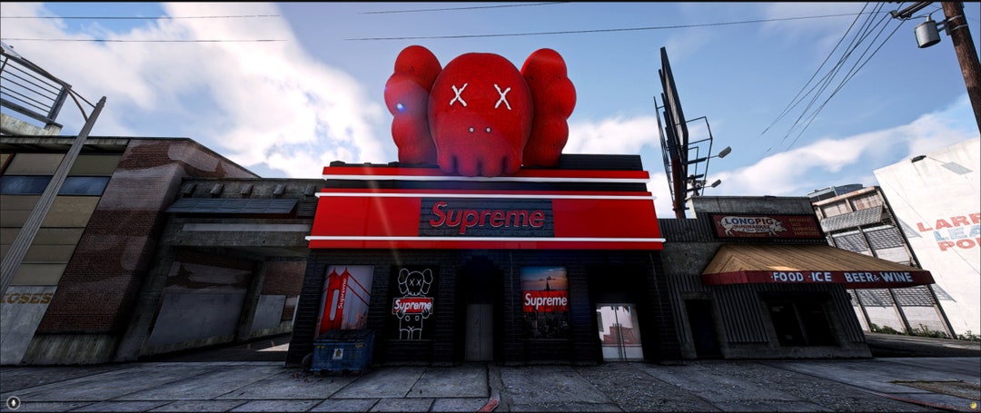 Map 54 Supreme Store FiveM Grand Theft Auto 5 Optimized Mod High Quality MLO Chain Car - Etsy 日本