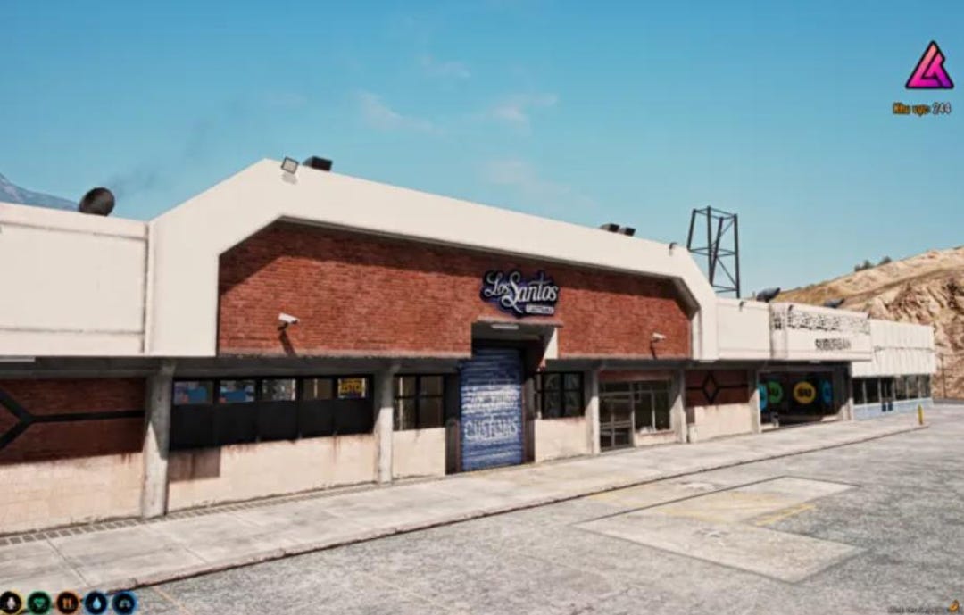 Map 108 Los Santos Customs Sandy Shores Fivem Grand Theft Auto 5 ...