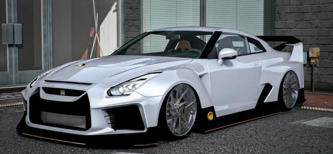 Car 198 Nissan GTR Hycade R35 Fivem Grand Theft Auto 5 Optimized Mod ...