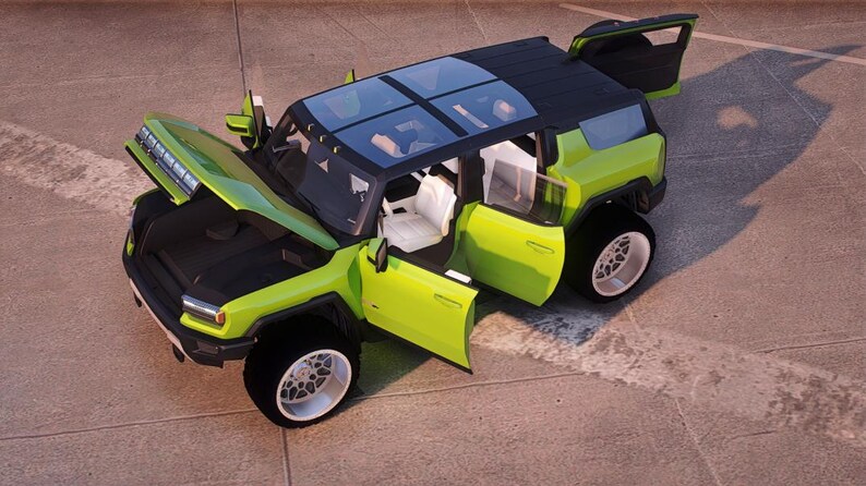 Car 125 Hummer EV Fivem Grand Theft Auto 5 Optimized Mod High Quality ...