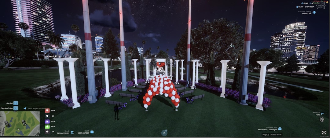 Map 130 Birthday Event Fivem Grand Theft Auto 5 Optimized Mod High ...