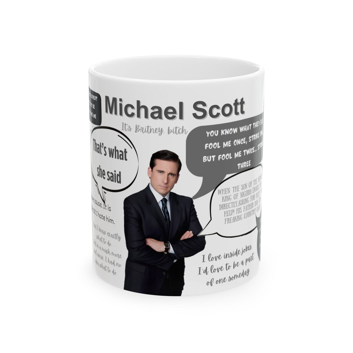 Michael Scott Mug, the Office Mug, Funny Mug, Gift for Friend Mug, Gift ...