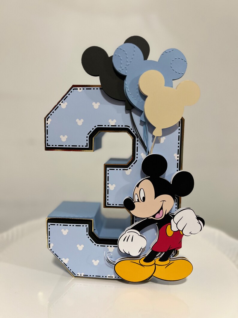Mickey Cake Topper - Mickey Birthday - Etsy