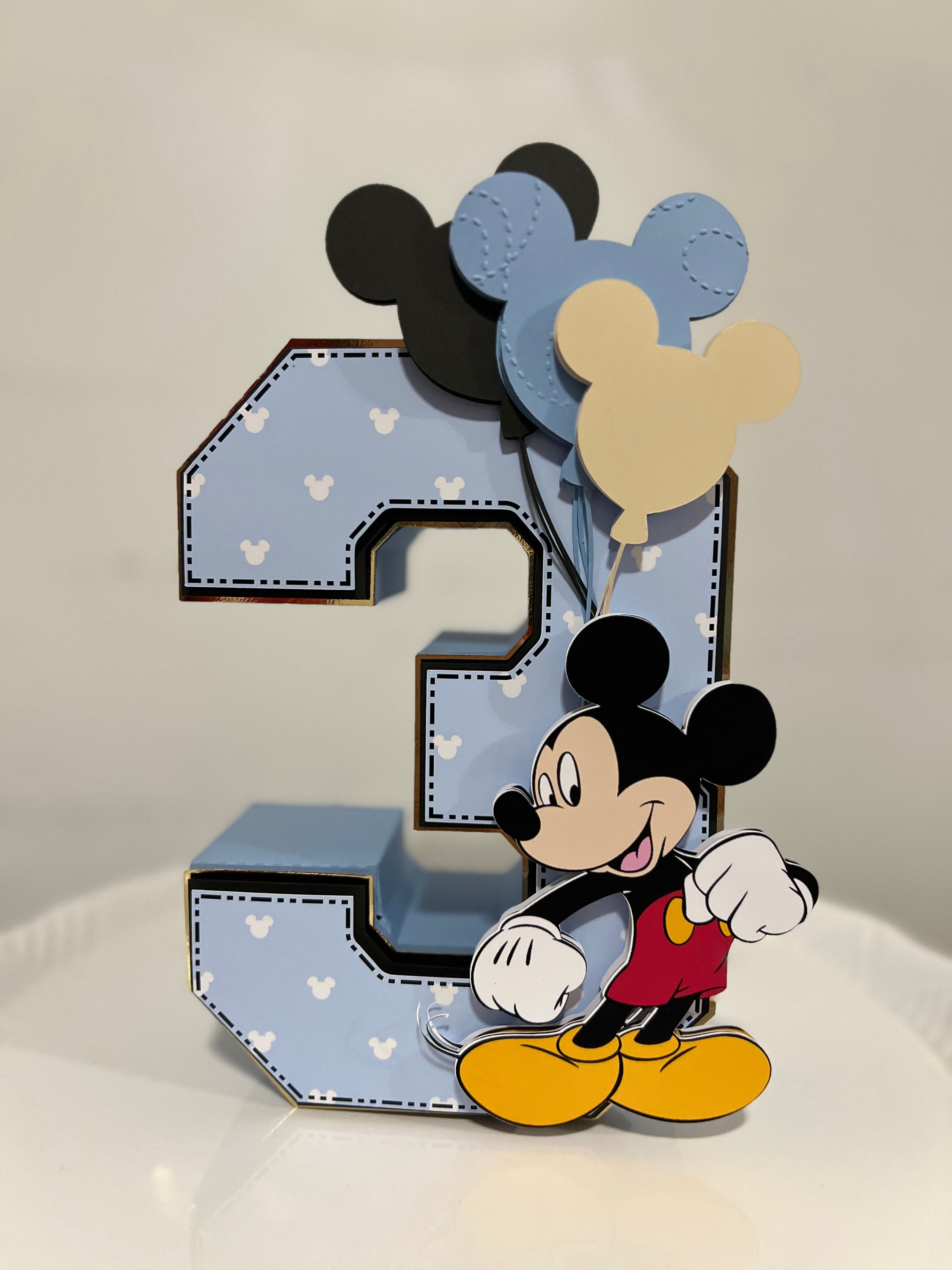 Mickey Cake Topper Mickey Birthday - Etsy
