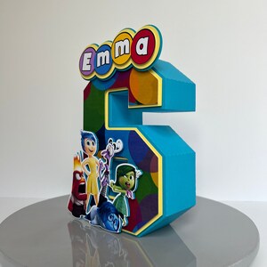 Inside Out Cake Topper - Inside Out Cake Decorations - Inside Out Party ...