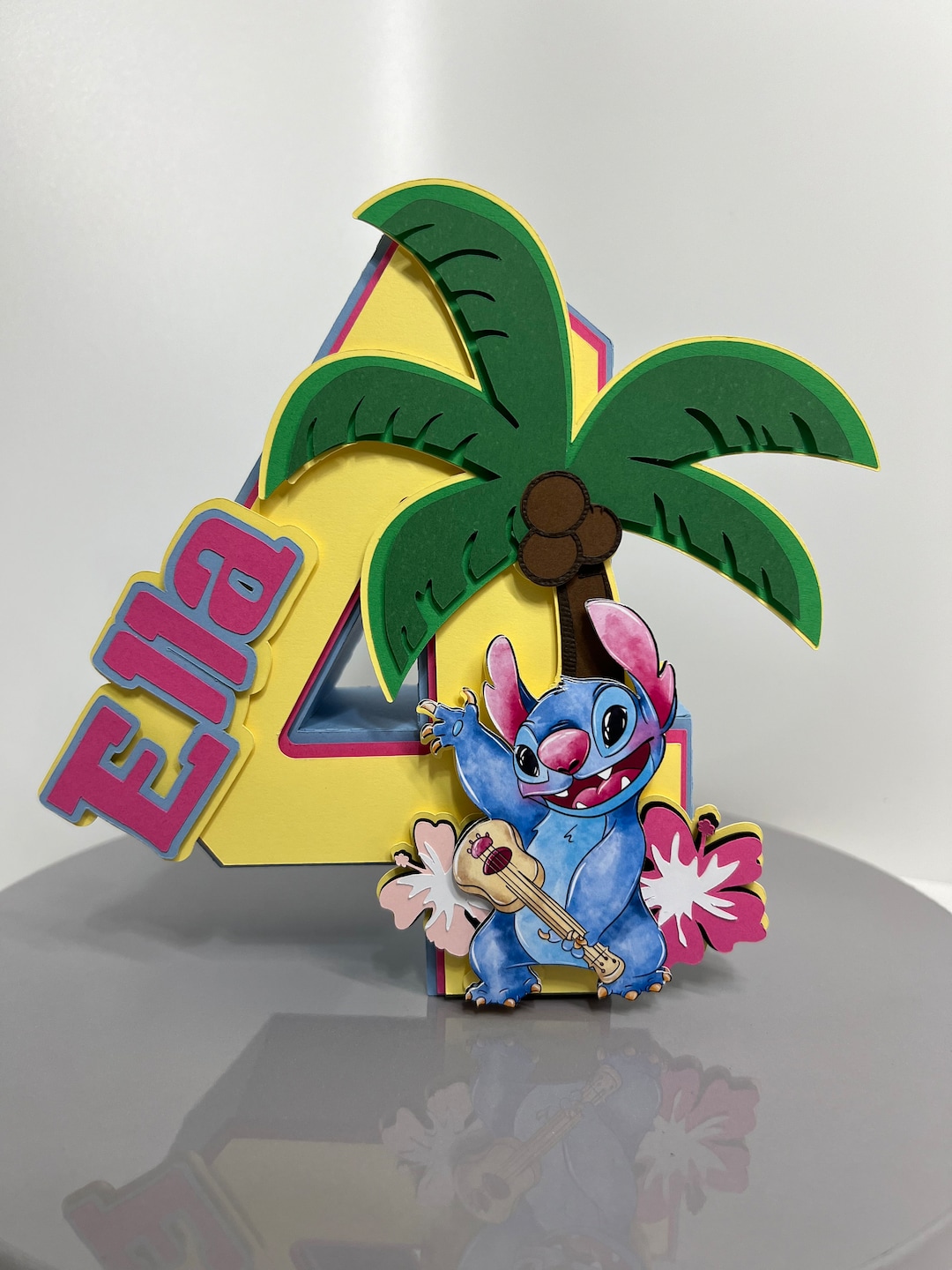 Stitch Inspired Cake Topper - Etsy