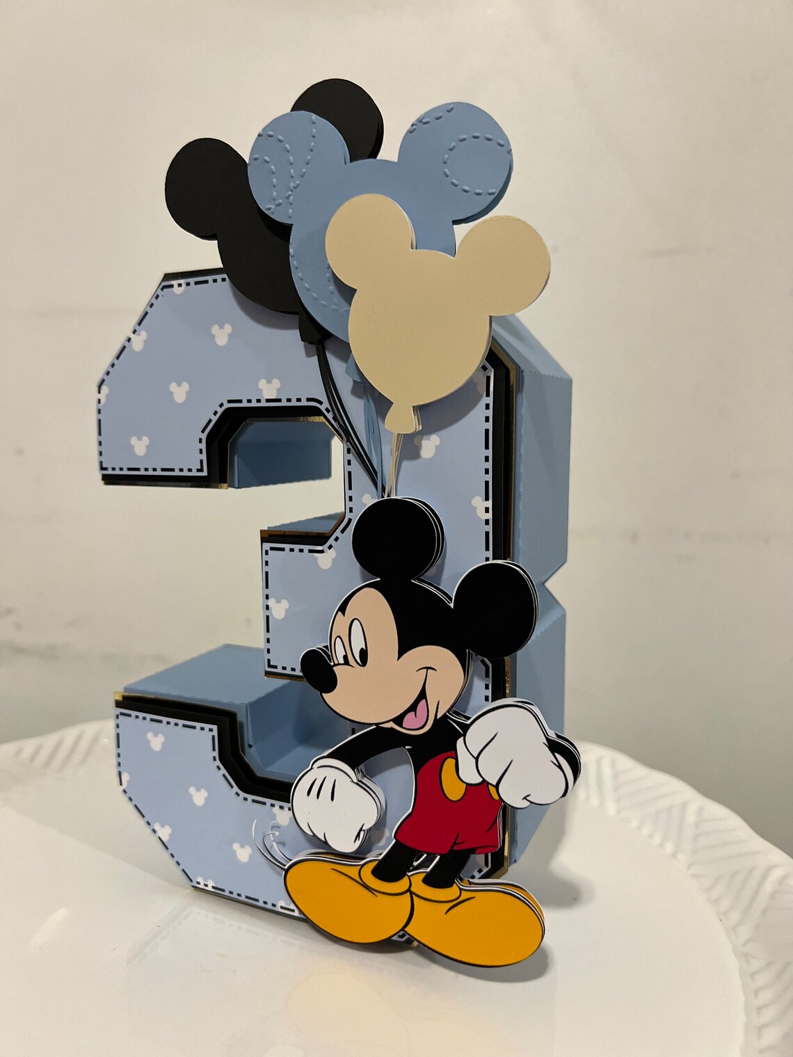 Mickey Cake Topper Mickey Birthday - Etsy