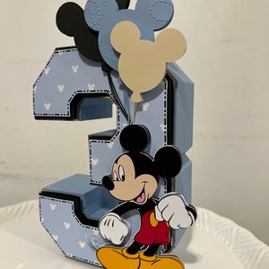 Mickey Cake Topper - Mickey Birthday - Etsy