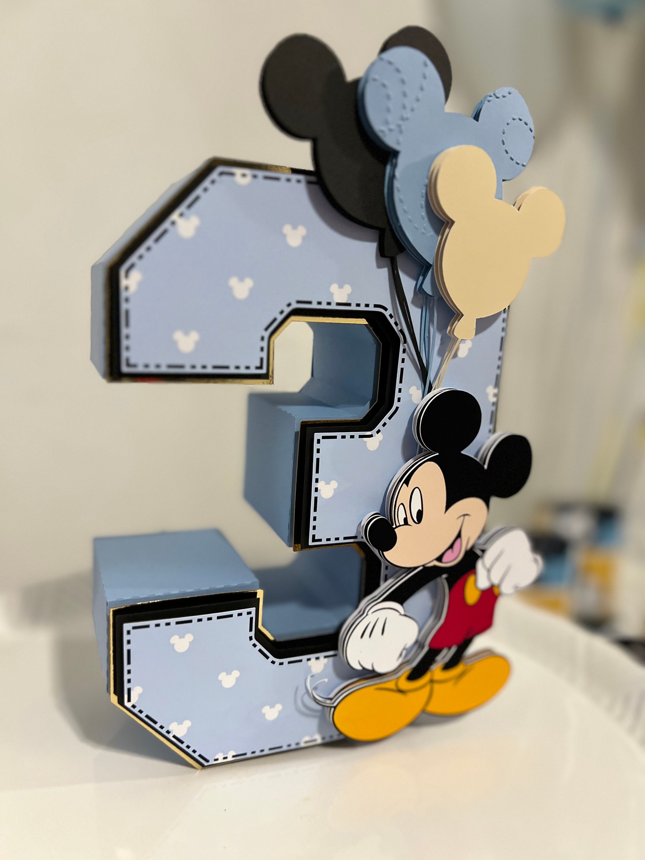 Mickey Cake Topper Mickey Birthday - Etsy
