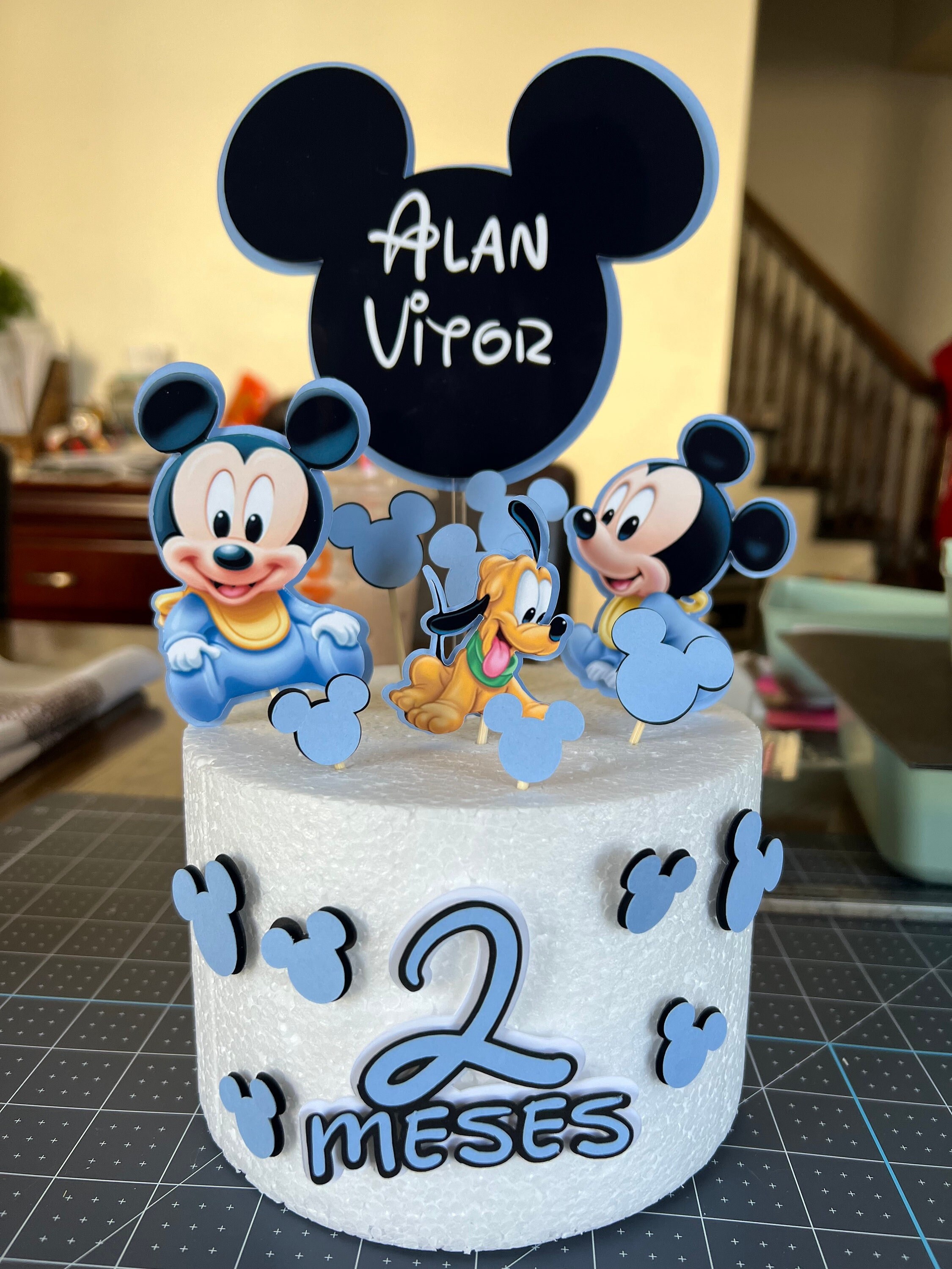Mickey Baby Cake Topper - Etsy