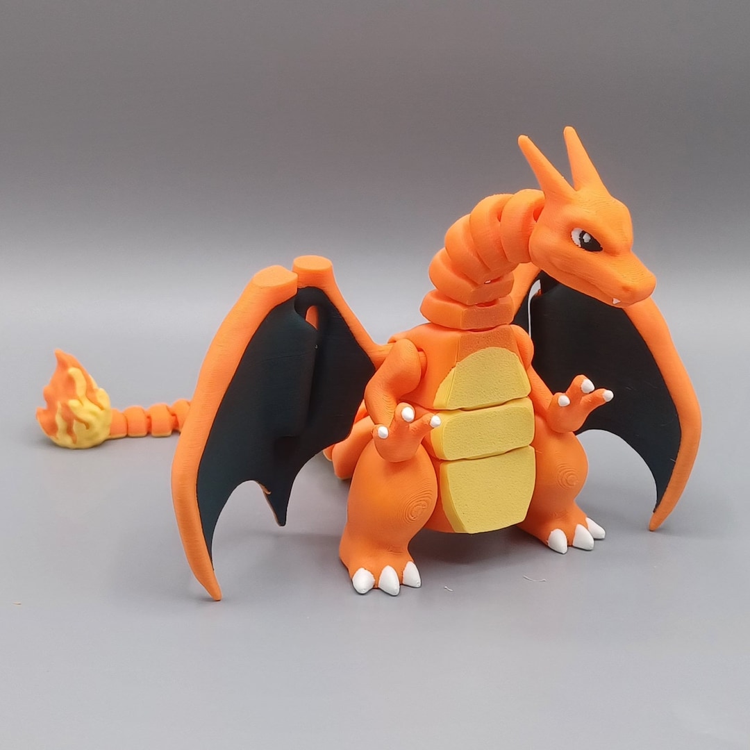 Flexible Charizard Articulating Figurine, Pokemon Character, Choose ...