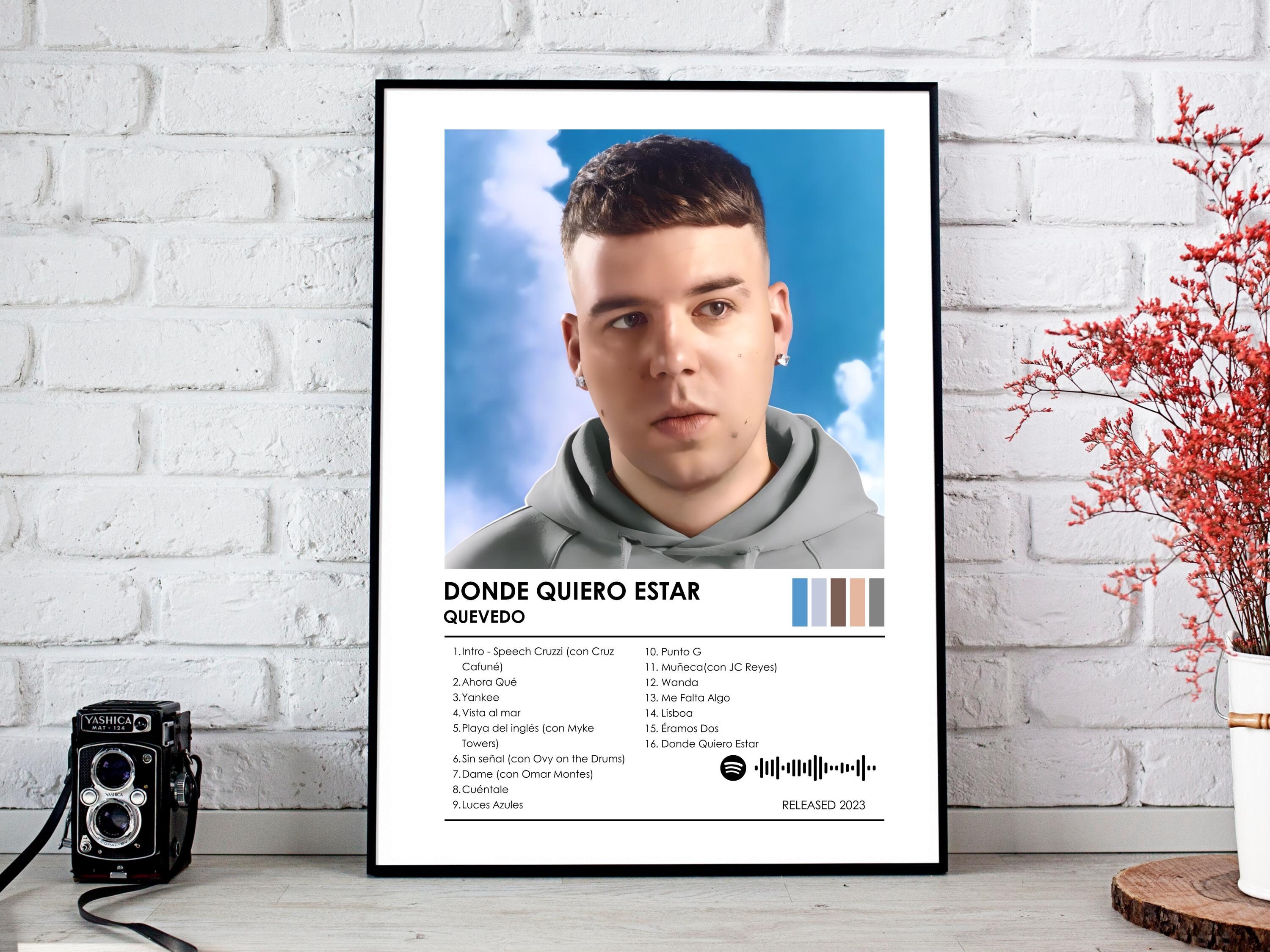 Quevedo WHERE I WANT TO Be. Album Cover Print - Album Poster Digital ...