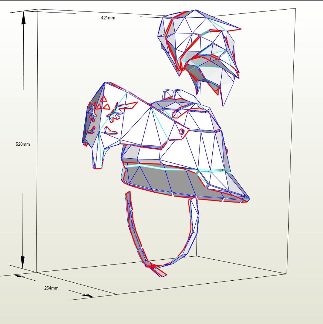 Soldier's Helmet: Pepakura Foam Templates for Cosplay legend of Zelda ...