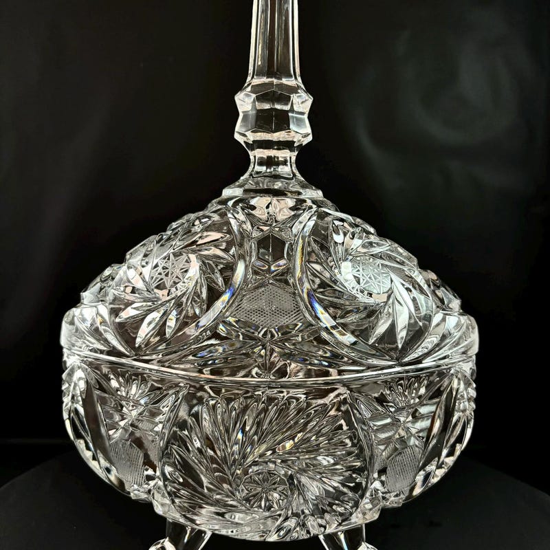 Crystal Candy Dish - Etsy