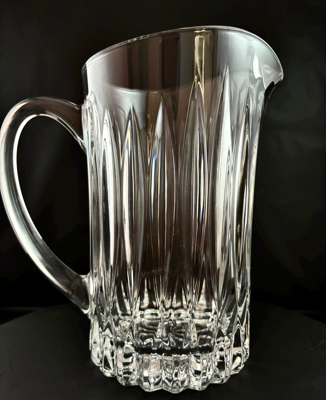 Vintage Royal Crystal Rock Cold Beverage Pitcher 8'' Tall,5-1/2'' Wide ...