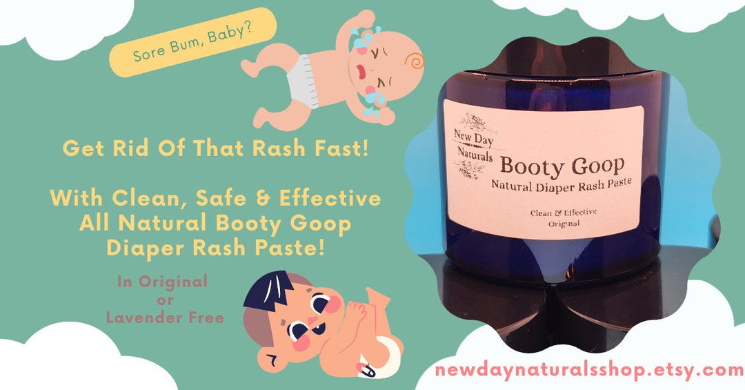 Booty Goop Natural Diaper Rash Paste Lavender Free Formula - Etsy