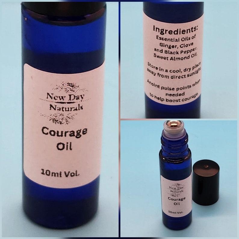 Courage Oil; Spiritual Essential Oil Blend - Etsy