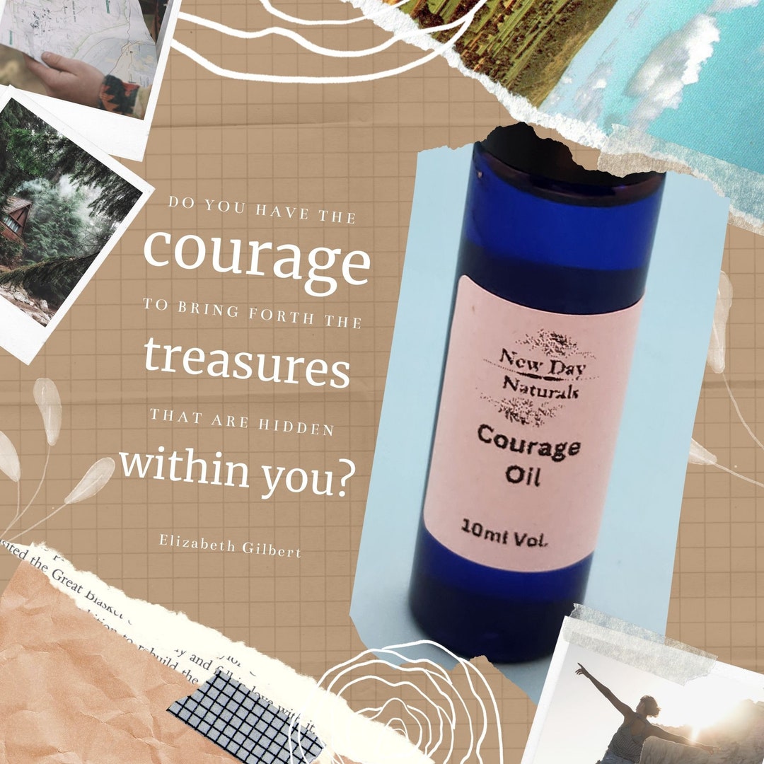 Courage Oil; Spiritual Essential Oil Blend - Etsy