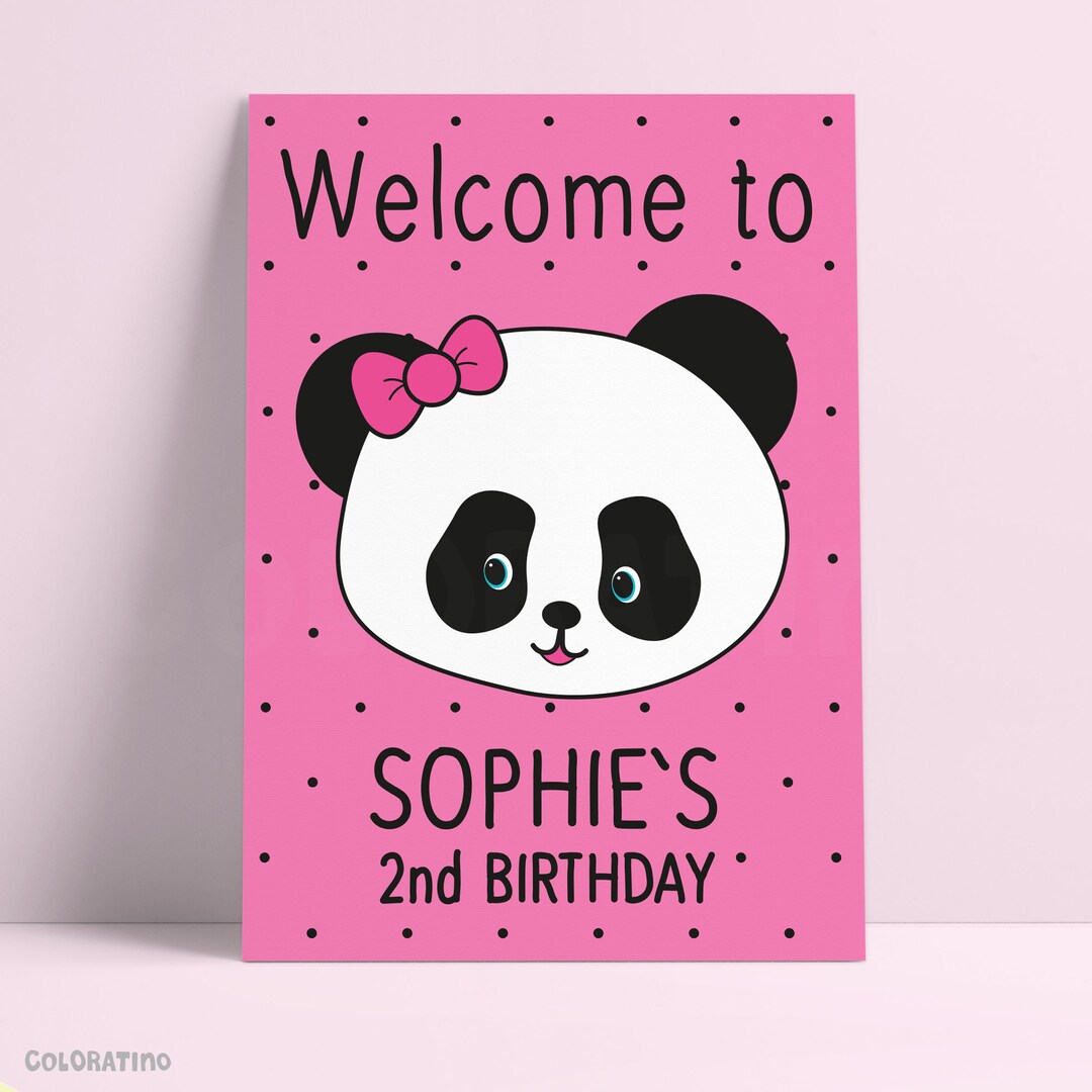Panda Printable Kit - Etsy