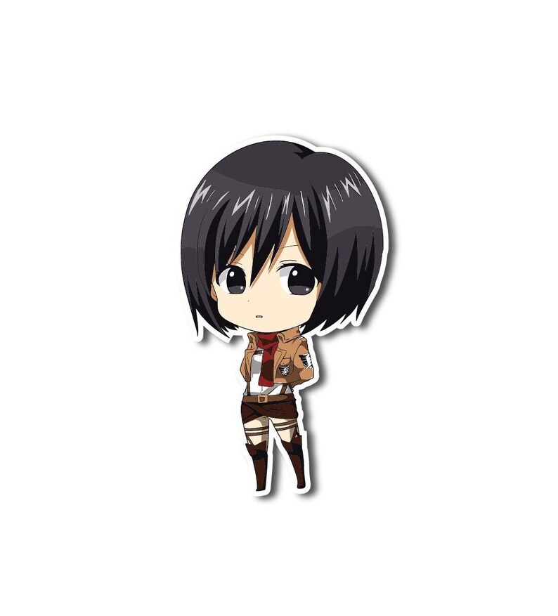 Mini Mikasa Attack on Titan Vinyl Sticker - Etsy