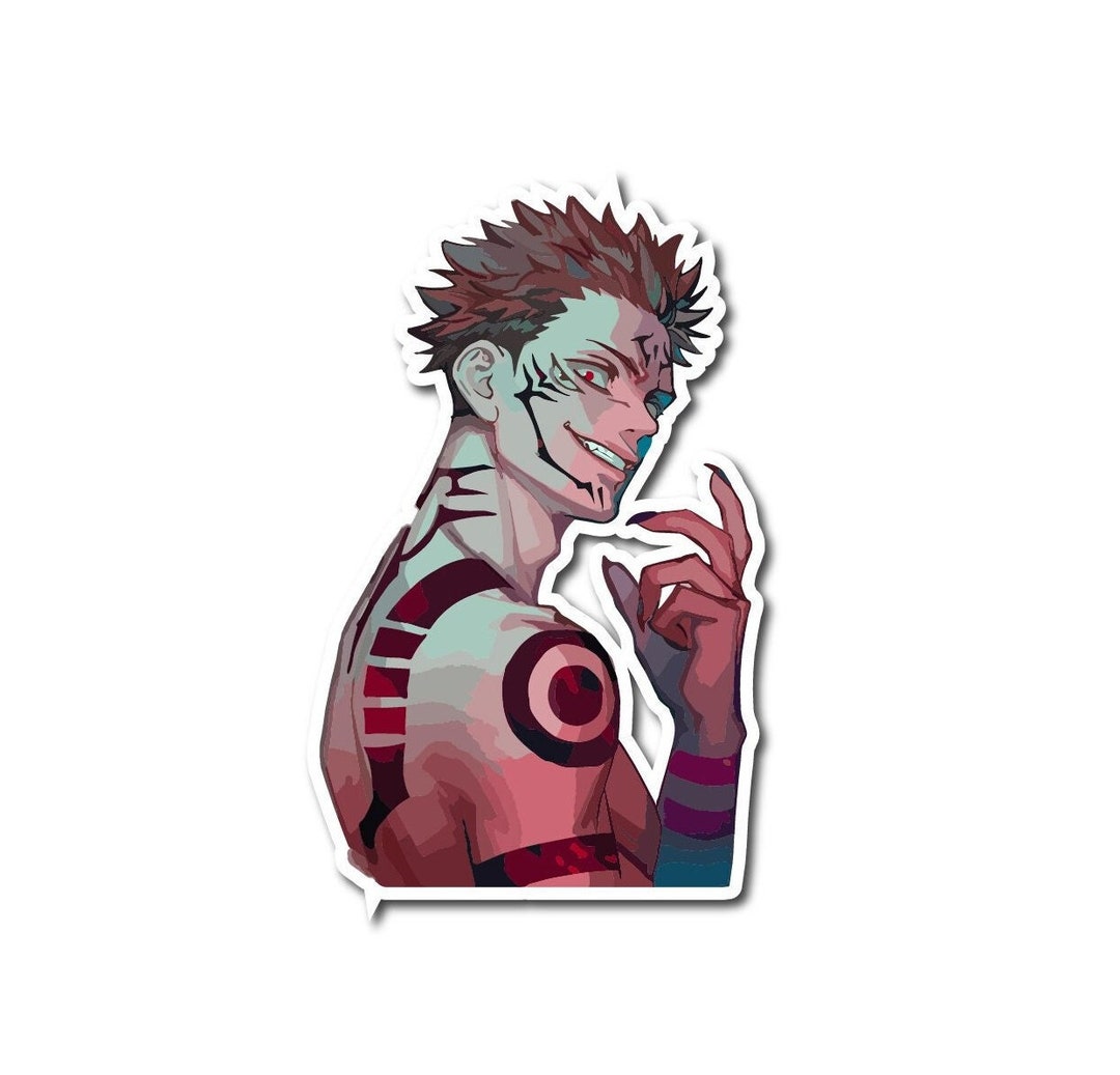 Sukuna Jujutsu Kaisen Vinyl Sticker - Etsy Canada