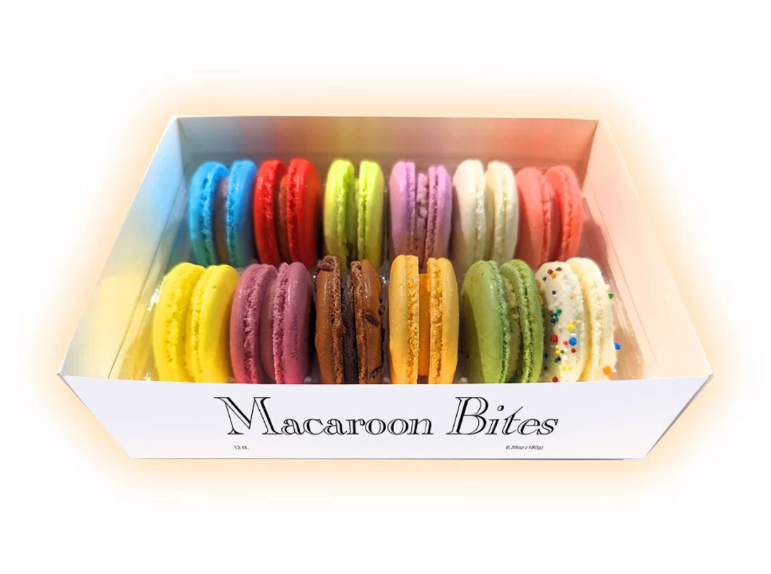 Macaroon Bites French Macarons, 12 Pack - Etsy