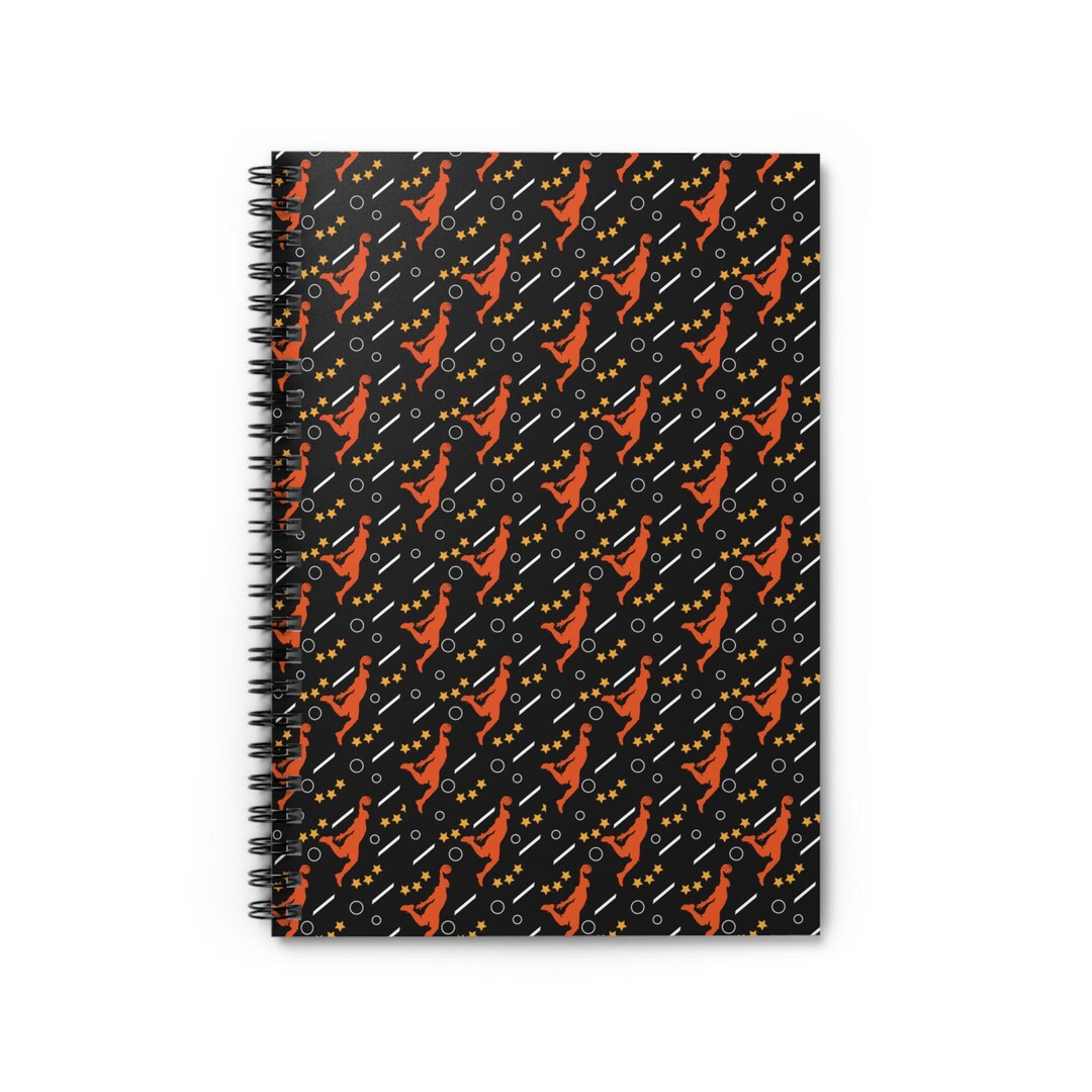 Slam Dunk Mood Spiral Notebook | Basketball Journal for School, Sporty ...