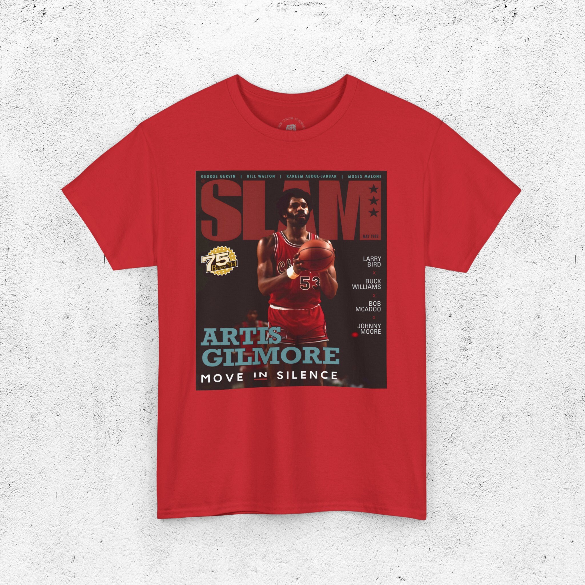 Artis Gilmore Basketball T-shirt / Chicago Bulls Magazine Cover / Gifts ...