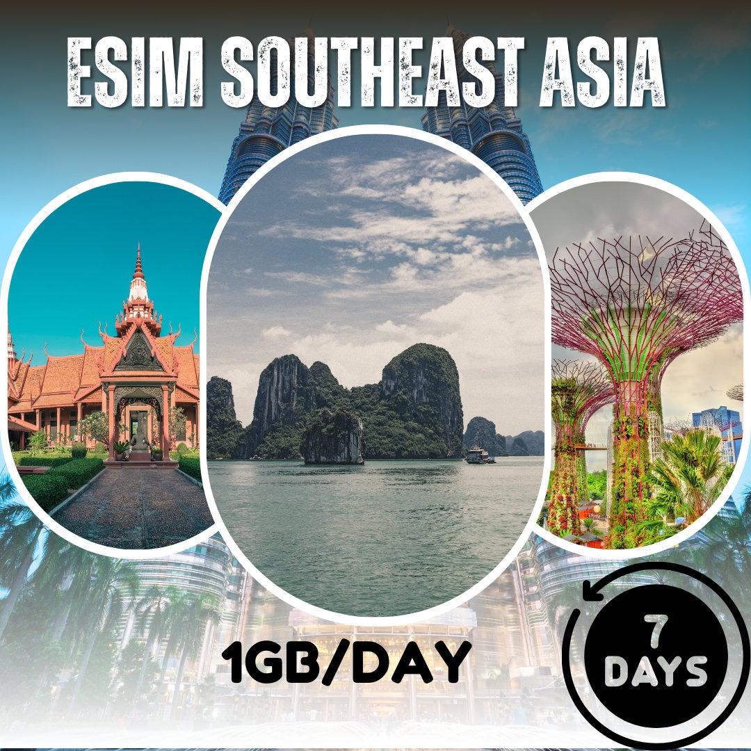 Esim Asian Multiple Regions (singapore, Malaysia, Thailand, Vietnam ...