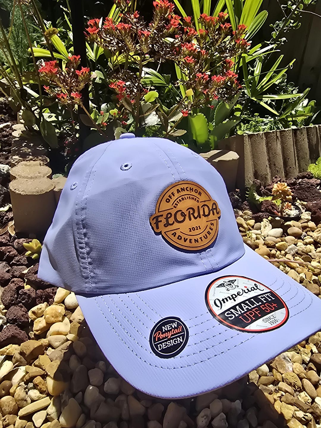 Women's Lavender Trucker Hat With Leather Patch. - Etsy