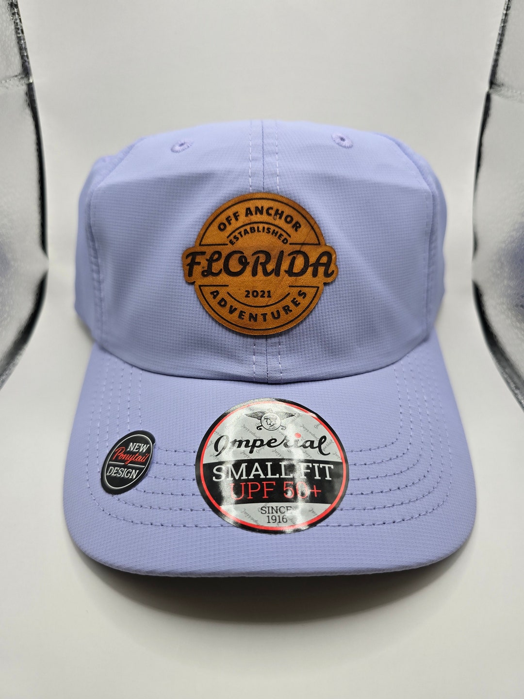 Women's Lavender Trucker Hat With Leather Patch. - Etsy