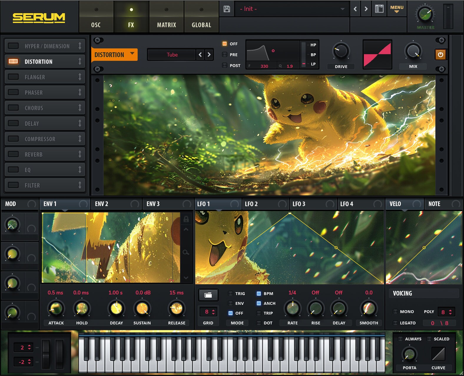 Xfer SERUM | Pika Electric Theme - Etsy