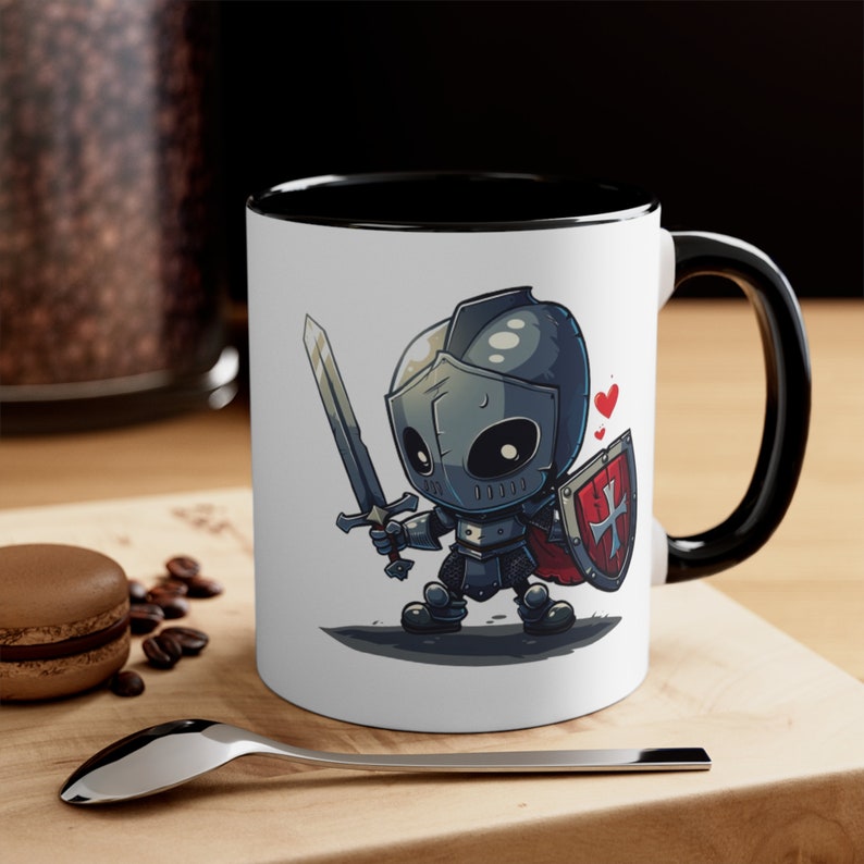 Cute Chibi Knight in Armor, Sword, Fun, Cup, Dnd, Exciting, Adventure ...