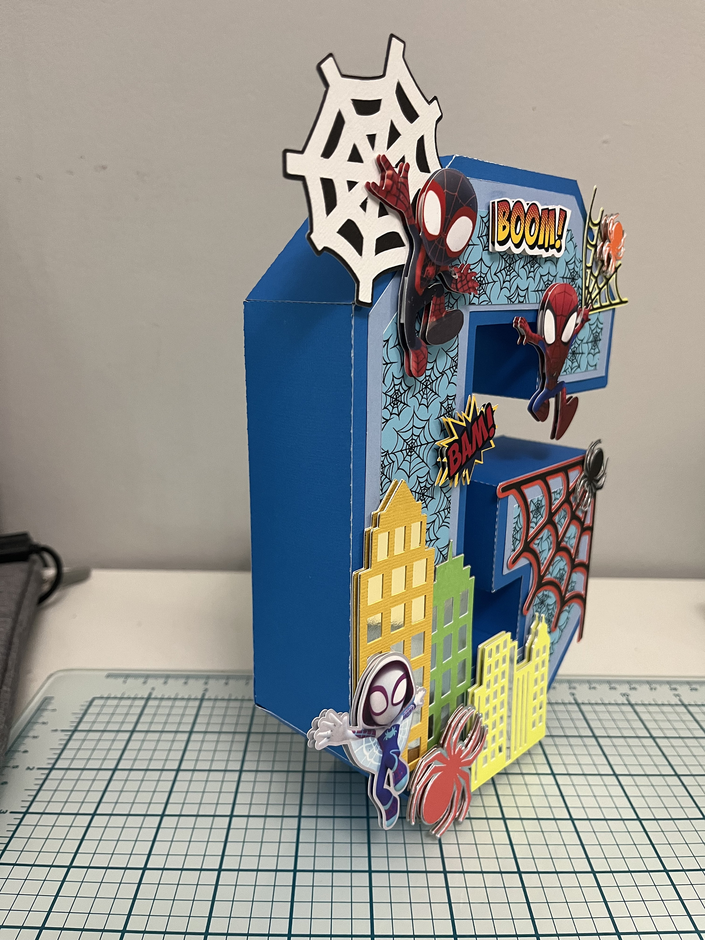 Spidey 3D Letter, 3D Letter, Birthday Decorations, Spidey Theme, Party ...