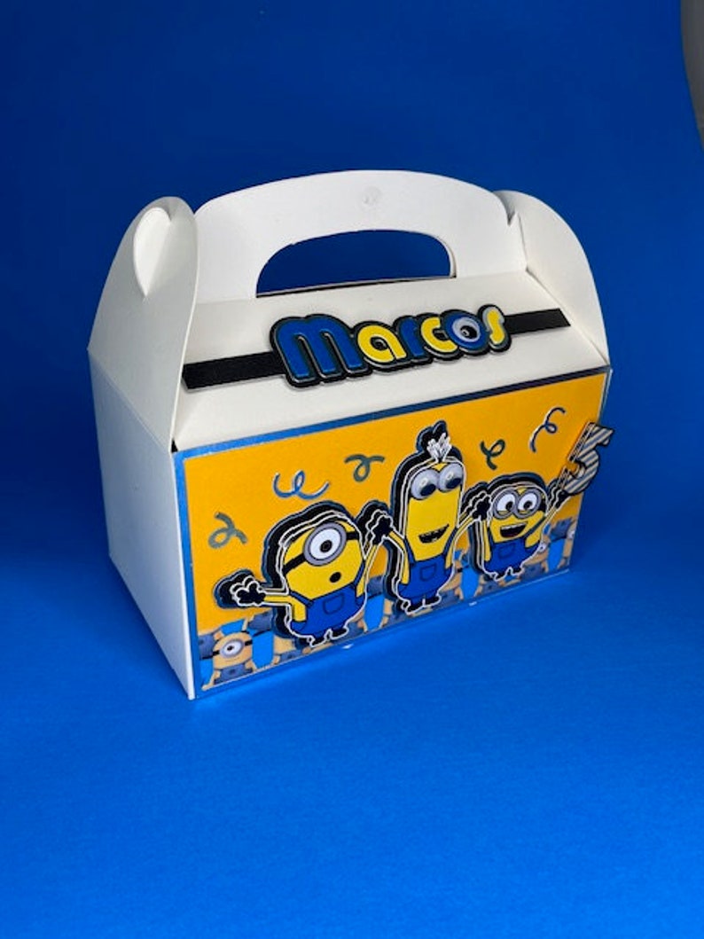 Minions Treat Boxes, Minions Favor Boxes, Kid Party Boxes, Minions ...