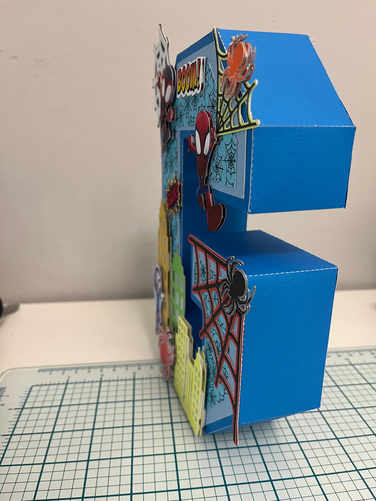 Spidey 3D Letter, 3D Letter, Birthday Decorations, Spidey Theme, Party ...