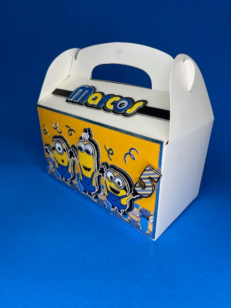 Minions Treat Boxes, Minions Favor Boxes, Kid Party Boxes, Minions ...