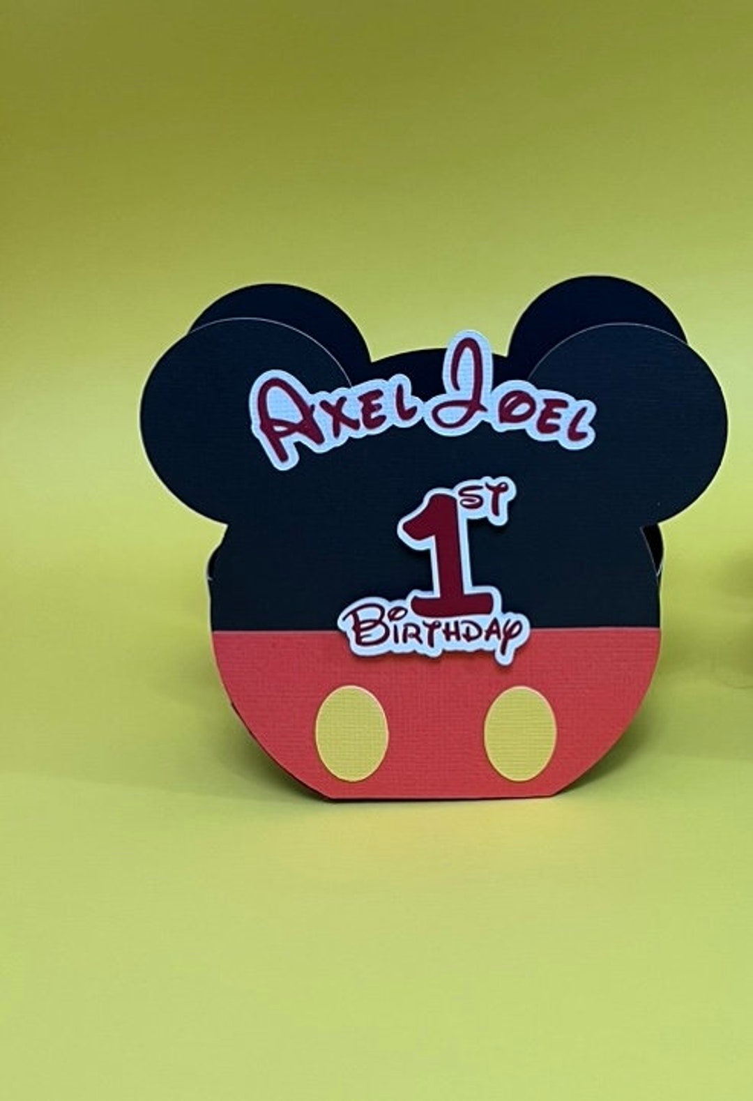 Mickey Candy Box, Mickey Flavor Box, Mickey 1st Birthday, Kid Birthday ...
