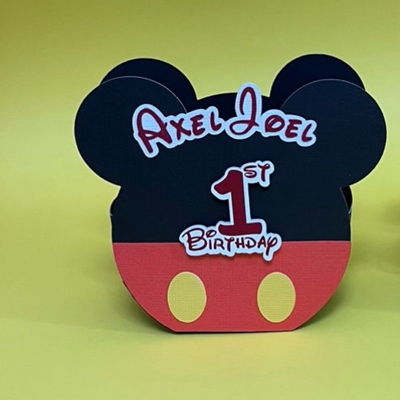 Mickey Mouse Box - Etsy